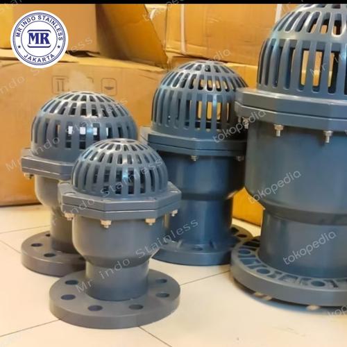 Jual Swing Foot Valve PVC 2.1/2" Inch Flange JIS 10k Klep Foot Pvc ...