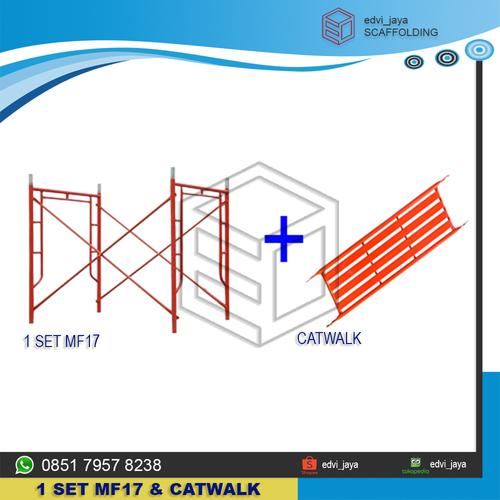 Jual SATU SET SCAFFOLDING TINGGI 170 BERIKUT 1 UNIT CATWALK TERMURAH SE ...