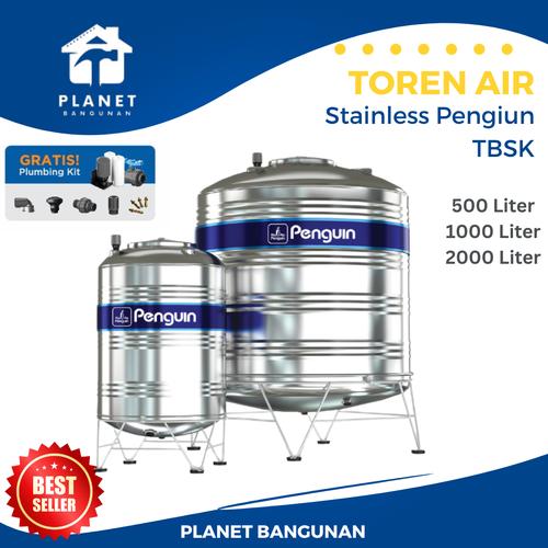 Promo Tangki Air / Tandon Toren Stainless Penguin Stainless TBSK ...