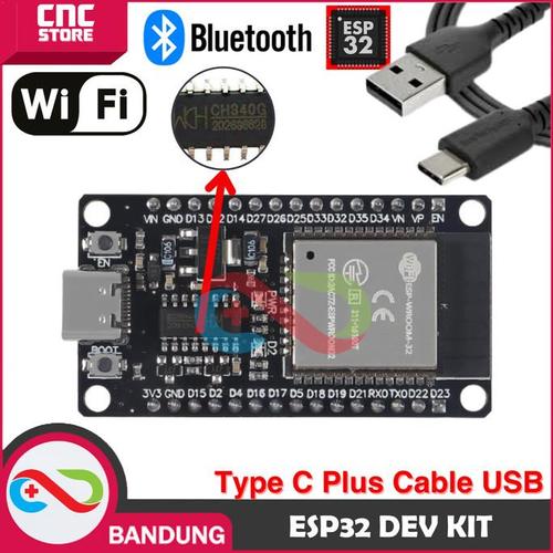 Jual ORIGINAL ESP32 DOIT WIFI BLUETOOTH IOT DEVELOPMENT CH340 TYPE-C ...