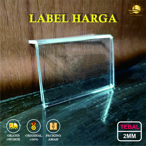 Jual Label Harga Tag Price Akrilik Acrylic - Kab. Bandung - Cahaya ...