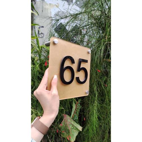 Jual PAPAN AKRILIK PLAT NOMOR RUMAH CUSTOME REQUEST SIGN BOARD AKRILIK ...