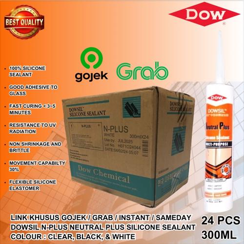 Jual Lem Kaca / Lem Silicone Sealant DOWSIL NEUTRAL PLUS 300ml(GRAB/GOJEK) - Jakarta Timur - TOP ...