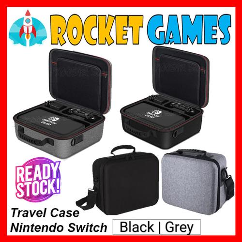 Jual Travel Carrying Case Deluxe Nintendo Switch V2 & Oled - Black ...