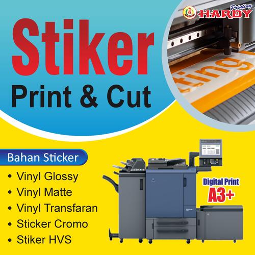 Jual Cetak Stiker , Sticker Custom Print & Cut A3+ Stiker Label ...