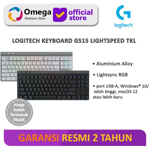 Promo Logitech Keyboard Gaming G515 Lightspeed TKL - Putih Cicil 0% 3x ...