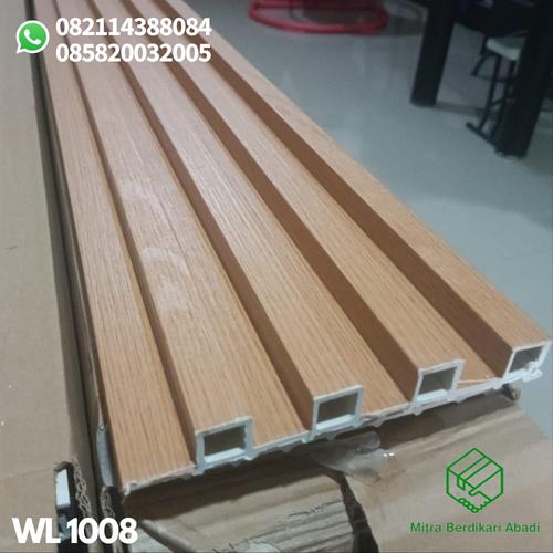 Jual WPC Wall Panel Dekorasi Dinding Motif Kayu Coklat Premium Quality ...