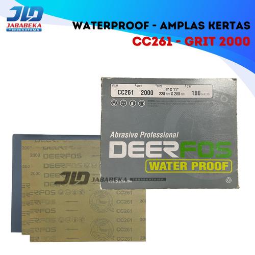 Jual DEERFOS CC261 2000 Amplas Kertas Waterproof Tahan Air CC261 2000 ...