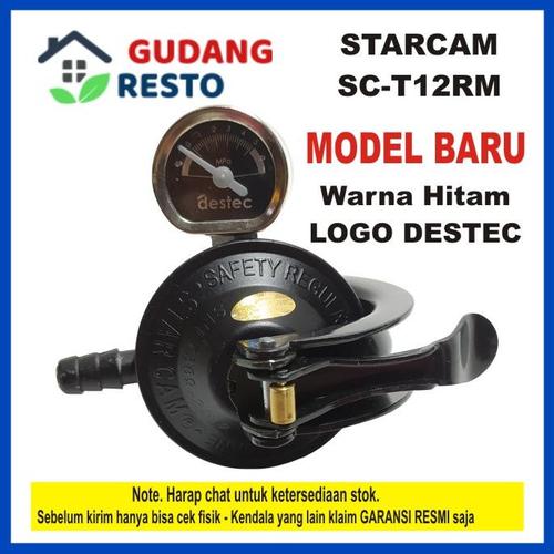 Jual Regulator Gas STARCAM Meter SC-T12RM Safety lock SC T12 RM / T 12 ...