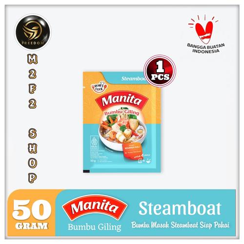 Jual Manita Bumbu Masak Giling Instan Rempah Asli Steamboat Sachet - 50 ...