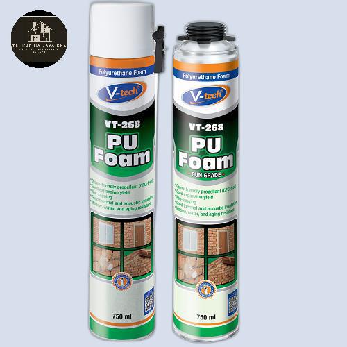 Jual POLYURETHANE FOAM (PU FOAM) VT - 268 |SEALANT PEREDAM PANAS ...