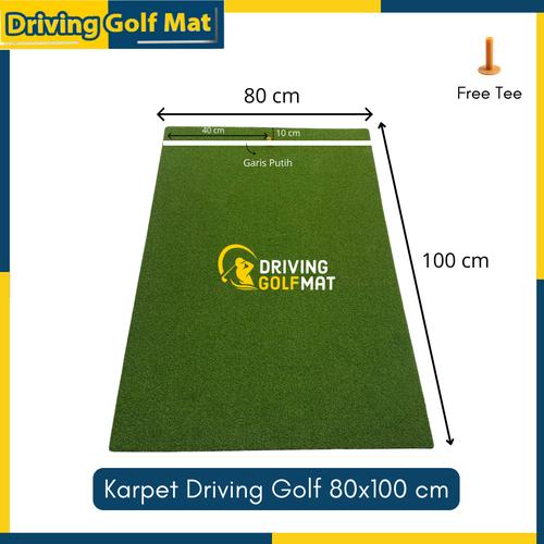 Jual Custom Karpet Driving Golf Ukuran 80x100 cm / Free Tee - Kab ...