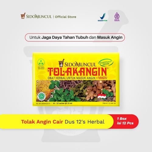 Promo Tolak Angin Cair Dus 12's Herbal - Masuk Angin Daya Tahan Tubuh ...