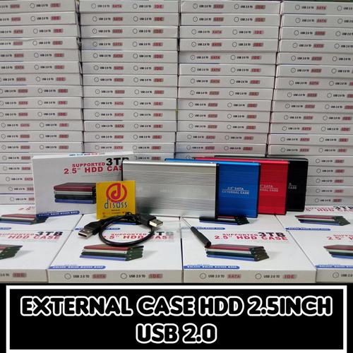 Jual External Case SATA 2.5" - Casing HDD Harddisk Laptop - Disass Jogja - Biru - Kota ...