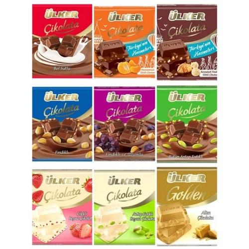 Jual ULKER CHOCOLATE BATANG 100% ORIGINAL TURKI - white pistachio ...