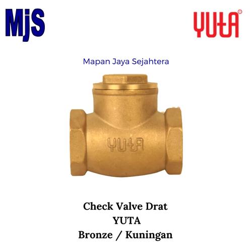Jual Check Valve Screw YUTA Dia. 2" Kuningan (Bronze) - Kota Surabaya ...
