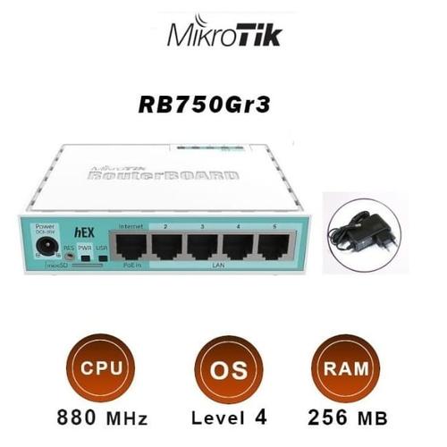 Jual Mikrotik Rb750gr3 Routerboard hex indoor - Jakarta Pusat - Javindo ...