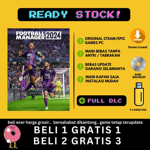 Jual Football Manager 24 / FM 24 + IN GAME EDITOR ORIGINAL PC GAME - DL ...