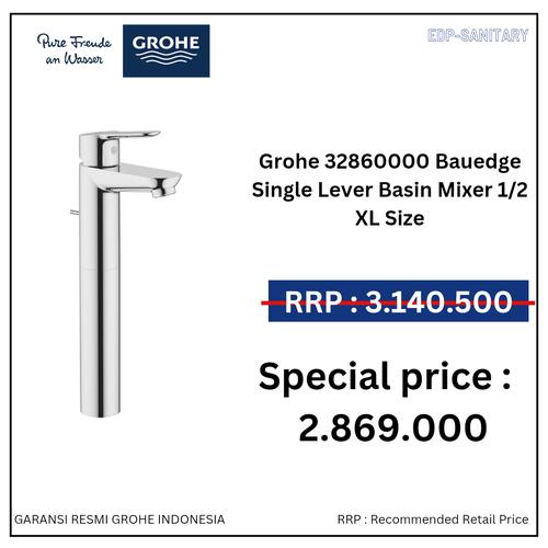 Jual Grohe 32860000 BauEdge Single-lever basin mixer 1/2" XL-Size ...