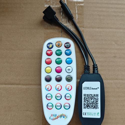 Jual Controller Led strip RGB 2channel 5v 12v 24v 5a/ch Bluetooth app ...