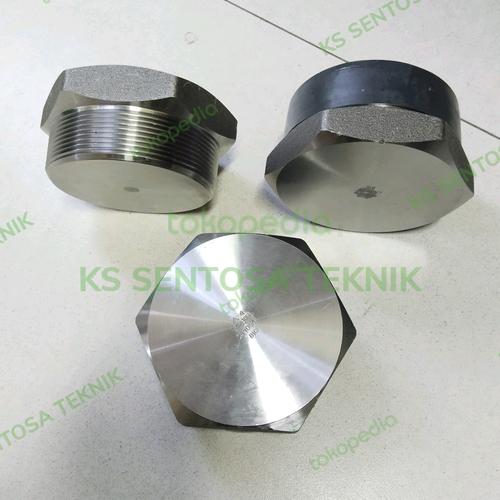 Jual Hex plug besi class 3000 NPT drat 4" inch / Plug Carbon Steel ...