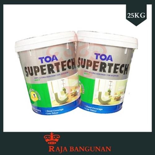 Jual TOA PAINT SUPERTECH CAT TEMBOK INTERIOR EXTERIOR TEKNOLOGI TINGGI ...