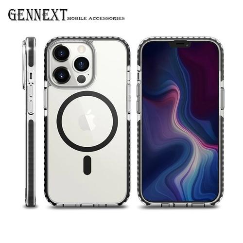 Promo Case Magsafe Hybrid TRANSPARAN Casing iPHONE 12 12PRO 12PROMAX ...