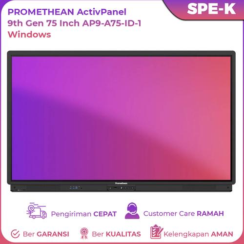 Jual PROMETHEAN ActivPanel 9th Gen 75 Inch AP9-A75-ID-1 Windows - 75 ...