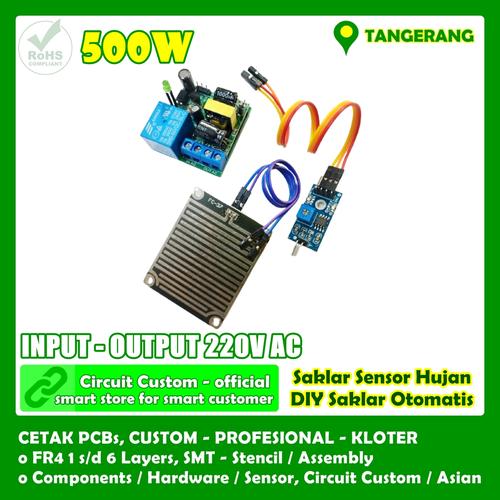 Jual Saklar Sensor Deteksi Air Hujan Otomatis AC 220V 500W DIY Raindrops - Kota Tangerang ...
