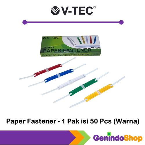 Jual Paper Fastener / Acco Pengikat Kertas V-Tec - Putih - Kab ...