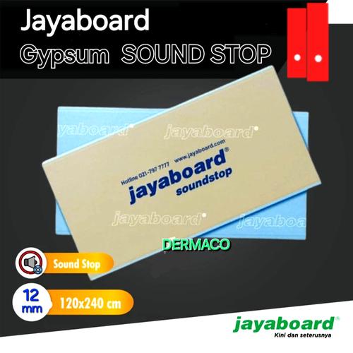 Jual GYPSUM SOUNDSTOP JAYABOARD 12mm / GYPSUM PEREDAM SUARA JAYABOARD ...