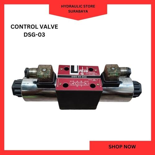 Jual Hidrolik Solenoid Valve Directional Control valve Double DSG-03 ...