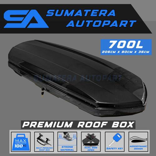Jual Roof box roofbox rofbox slim bagasi atas mobil universal material ...