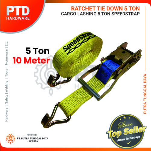 Jual Speed Strap Ratchet Tie Down 5 Ton x 10 M / Pengikat Barang ...