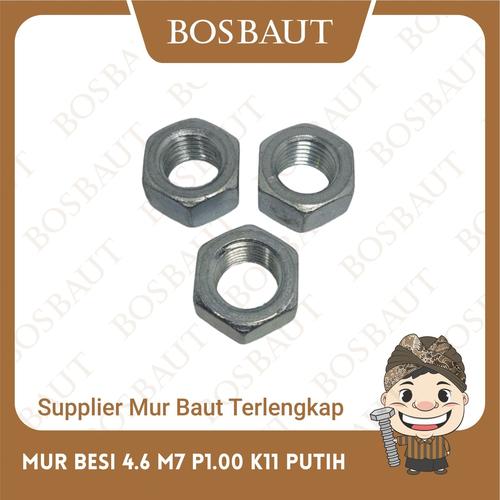 Jual Mur Besi M 7 Putih - NUT 4.6 M7 P1.00 K11 PUTIH - Kota Surabaya ...