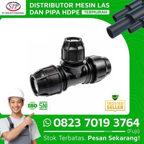 Jual Tee HDPE 1 Inch 32mm Compression - T Pipa HDPE 1 Inch 32mm ...