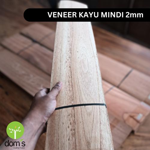 Jual Dom's Furniture Veneer Kayu Asli Mindi Papan 2mm untuk Plywood dan ...