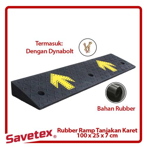 Promo Rubber Ramp / Tanjakan Karet Miring / 100 x 25 x 7 cm - Tanpa ...