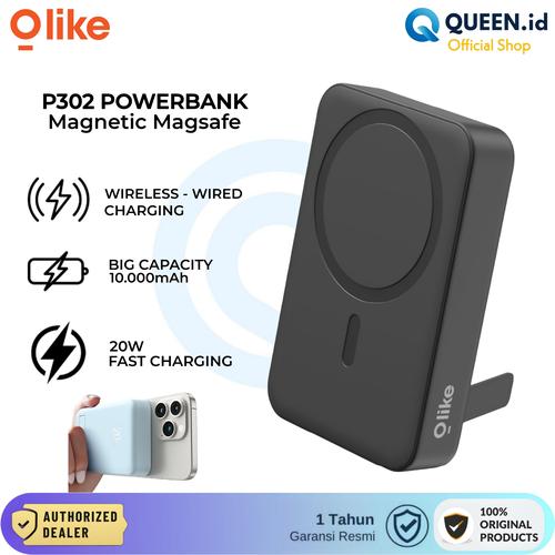 Jual Olike P302 Powerbank 10000mAh 20W PD USB C Magnetic MagSafe ...