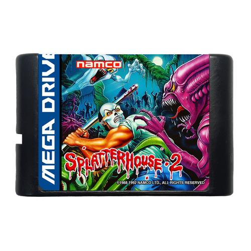 Jual Kaset Sega Splatterhouse 2 Mega Drive Game Jadul Genesis Splatter ...