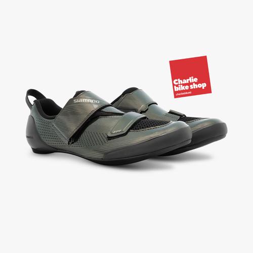 Jual Sepatu Triathlon SHIMANO TR901 TT Shoes Cleat Road Bike - Black ...