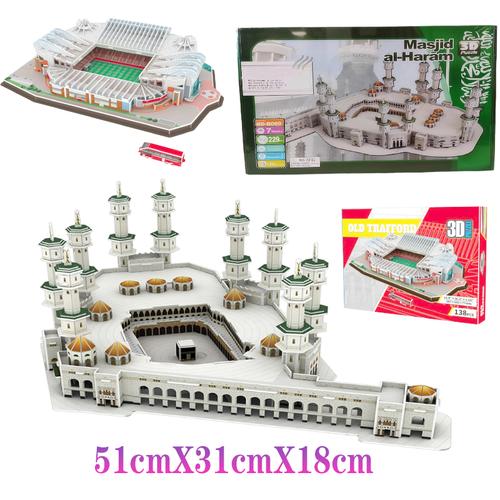 Promo Upgrade【Ready Stock COD】Miniatur Puzzle 3D Masjid AL HARAM MEKAH ...