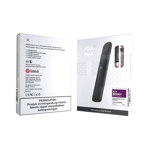 Jual FOOM BUNDLING LIQUID 15ML - ABSOLUTE BLACK - ICY BERRY - Kota ...