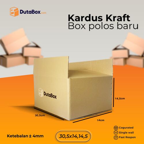 Jual Kardus Box Baru 30,5x14x14,5 ( Single Wall ) Kardus packing ...