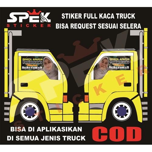 Jual STICKER KACA PINTU TRUCK BISA REQUEST SESUAI SELERA - SAMA , KANAN ...