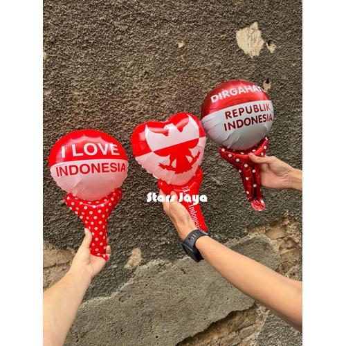 Jual Balon foil pentung HUT RI kemerdekaan balon Dirgahayu Agustus ...
