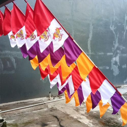 Jual Bendera Jumbo Umbul-Umbul Warna Warni Hiasan Pesta 17 Agustus Dekorasi Dirgahayu - Putih ...