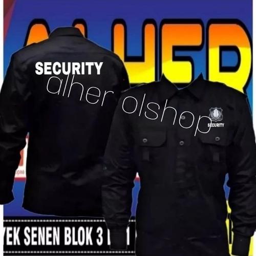 Jual panjang kemeja SECURITY baju SECURITY Seragam SECURITY Pdh ...