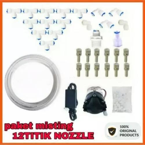 Jual Paket Misting Embun Kabut Walet Sprayer 12 Titik Stainlees Steel ...