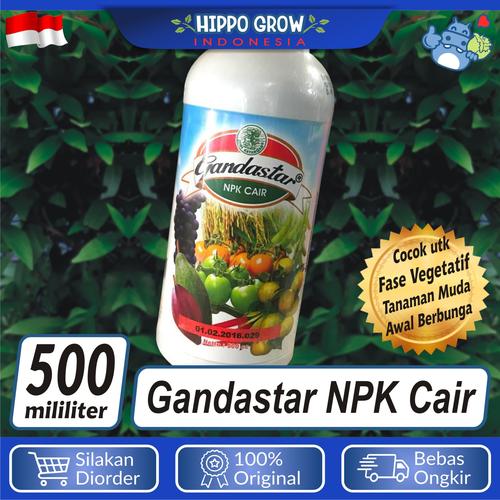 Jual Pupuk NPK Cair GANDASTAR 500ml utk tanaman sayur dan hias daun - Kota Tangerang Selatan ...